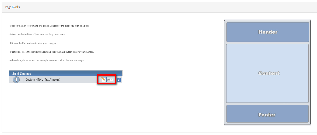 How to create a page