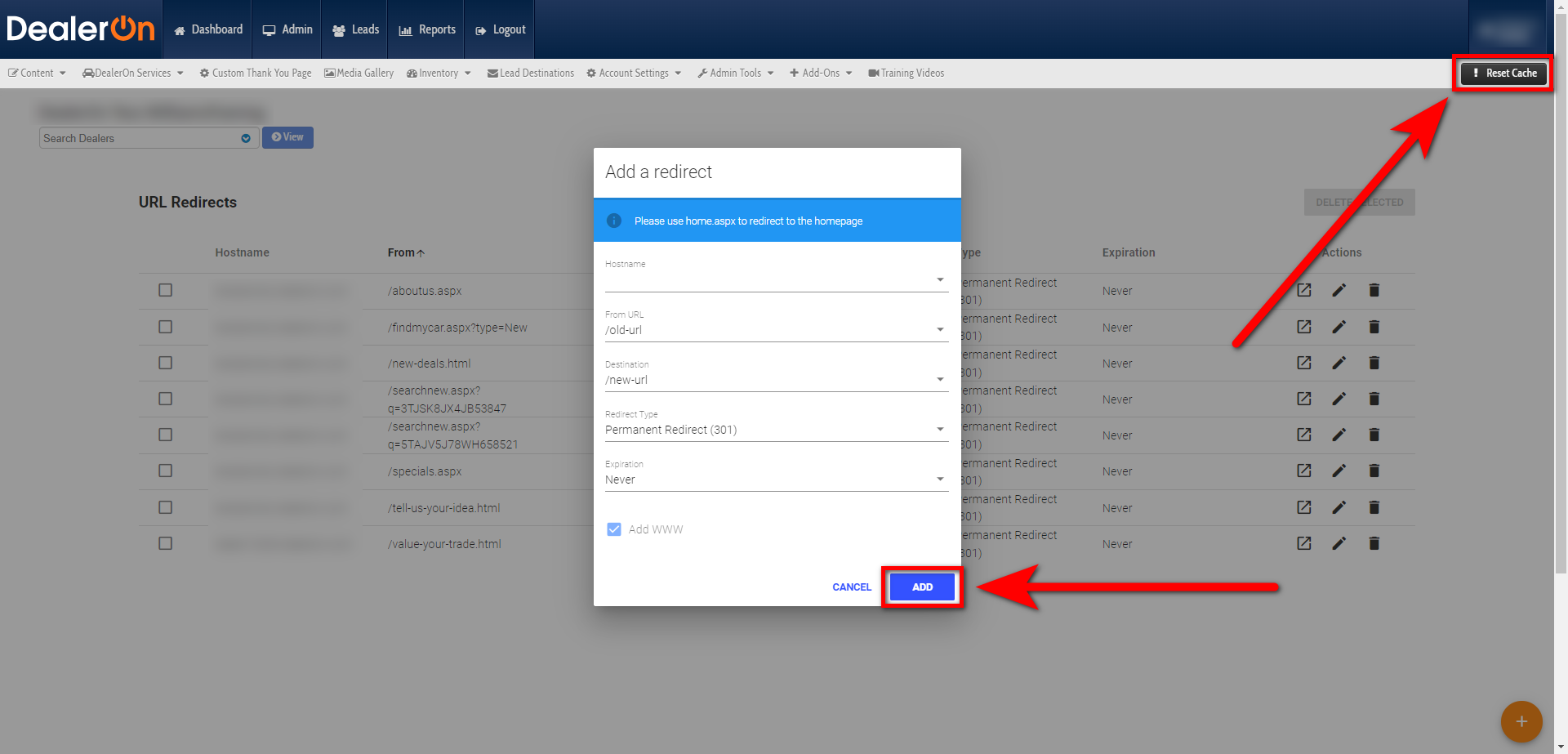 How to Set Up a URL Redirect